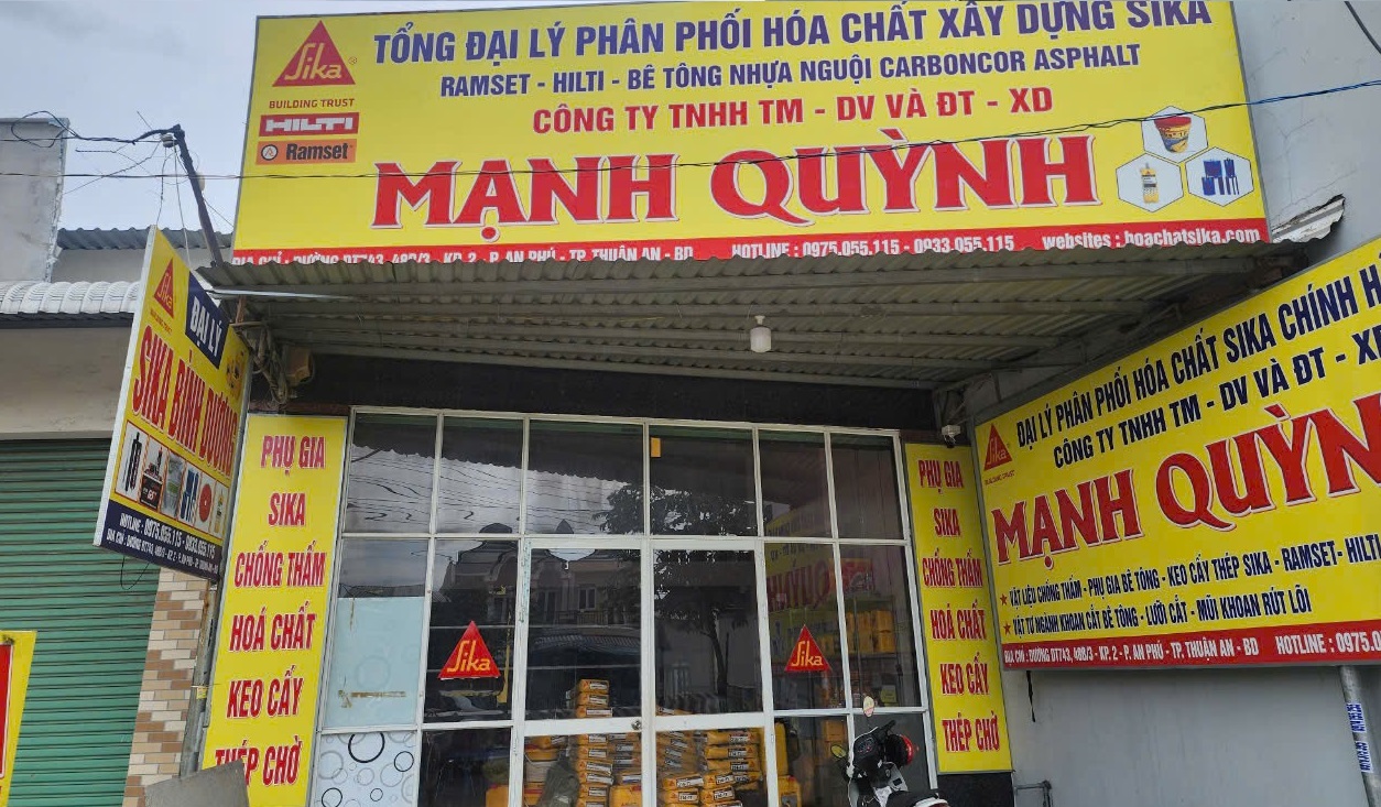 Đại lý Sika Tại Bến Cát Bình Dương 0975.055.115